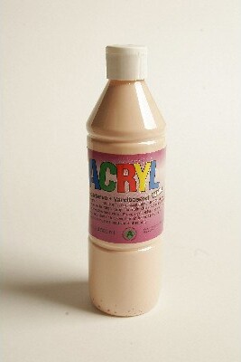 Køb Fantasy Color - Acryl Maling - Lys Beige - Blank - 500 Ml - Gucca.dk