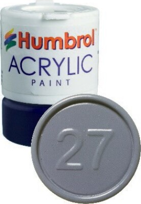 Køb Humbrol - Akryl Maling - 14 Ml - Hav Grå Grey Mat - Replaced - 27 ...