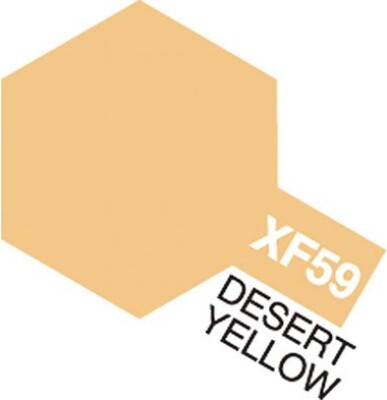 Tamiya - Acrylic Mini - Xf-59 Desert Yellow Flat 10 Ml - 81759 | Se ...