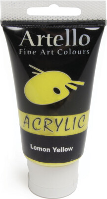 Køb Artello Acrylic - Akrylmaling - 75 Ml - Citron Gul - Gucca.dk