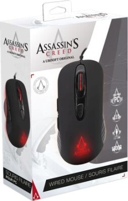 Køb Assassin's Creed - Gaming Mouse 3600 Dpi -Led-Black fra Freaks And ...