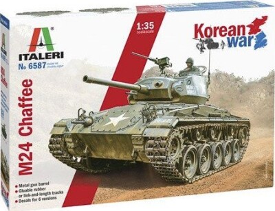 Køb Italeri - M24 Chaffee Tank Byggesæt - 1:35 - 6587 - Gucca.dk