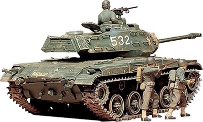Tamiya - M41 Walker Bulldog Model Tank Byggesæt - 1:35 - 35055 | Se ...