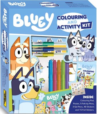 Køb Bluey Colouring Og Activity Kit - Alligator - Gucca.dk