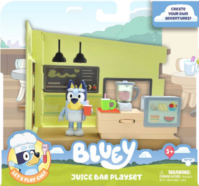 Køb Bluey - Juice Bar Playset - Let's Play Chef - Figur Legesæt fra ...