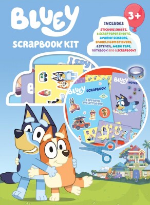 Køb Bluey Scrap Book Kit - Alligator - Gucca.dk