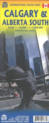 Calgary & Southern Alberta Travel Reference Map - English Book - Gucca.dk