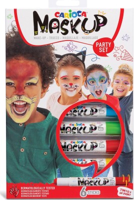 Køb Carioca Mask Up - Ansigtsmaling - 6 Farver - Gucca.dk