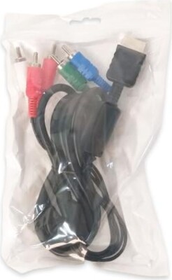 Component Cable For Ps1/ps2/ps3 - In F&g Bag + Label | Se tilbud og køb ...