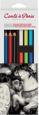 Køb Pastelkridt Og Pastel Farveblyanter Sæt - Conte A Paris - 12 Dele ...