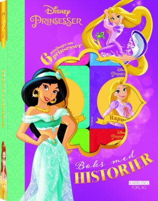 Disney Prinsesser - Boks Med Historier - 6 Minibøger - Papbog - Gucca.dk