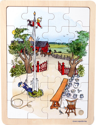 Barbo Toys - Puslespil I Træ - Emil Fra Lønneberg - 24 Brikker | Se ...