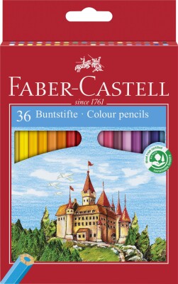Køb Faber-Castell - Farveblyanter - 36 Farver - Gucca.dk