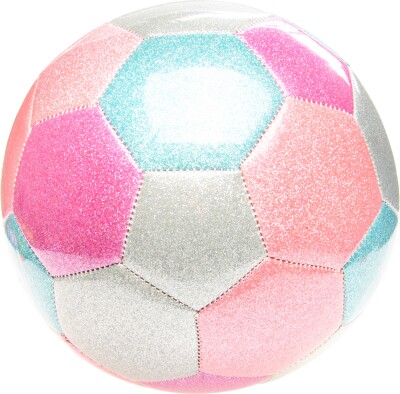 Fodbold Bold Med Glimmer - Lyserød - Str. 5 | Se tilbud og køb på Gucca.dk