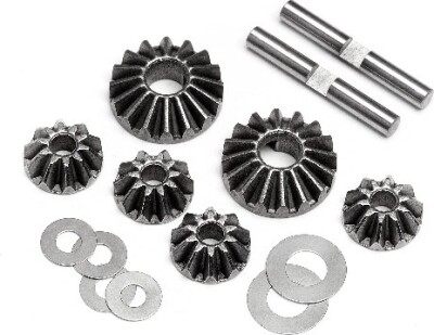 Køb Gear Diff Bevel Gear Set 10T/16T - Hp106717 - Hpi Racing - Gucca.dk