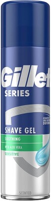 Køb Gillette - Series Sensitive Shave Gel - 200 Ml - Gucca.dk