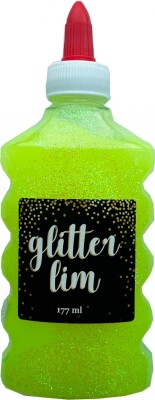 Køb Glitterlim Pastel Gul 177 Ml - Gucca.dk