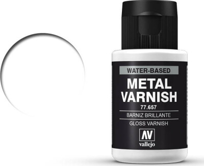 Køb Vallejo - Gloss Metal Varnish - 32 Ml - 77657 - Gucca.dk