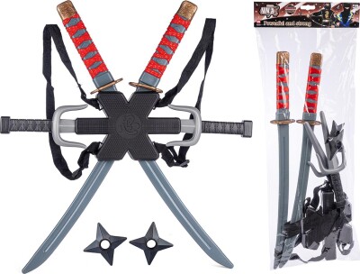 Ninja Sæt Med Våbenholder - 7 Dele | Se tilbud og køb på Gucca.dk