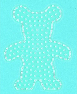 Hama Maxi Perleplade - Bamse - Transparent - 19,5x15,5 Cm - 8204 | Se ...