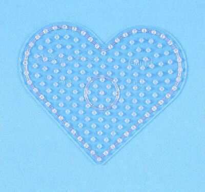 Køb Hama Maxi Perleplade - Hjerte - Transparent - 15x18 Cm - 8206 ...