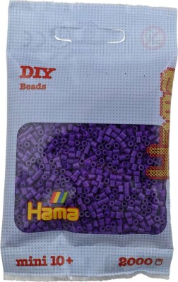 Hama Mini Perler - Lilla - 2.000 Stk. - 501-07 | Se tilbud og køb på ...