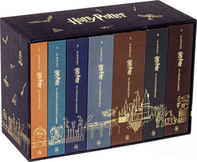 Køb Harry Potter 1-7 - 25 års Jubilæumsudgaver I Bokssæt af J. K ...
