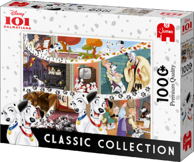 Jumbo - Disney Puslespil - Classic - 101 Dalmatinere - 1000 Brikker ...