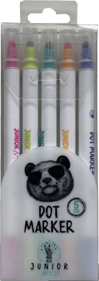 Køb Junior Artist - Dou Dot Marker - 5 Stk - Gucca.dk