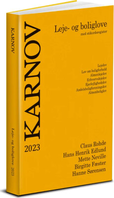 Karnov Leje- Og Boliglove 2023 af Hans Henrik Edlund - Hæftet Bog - Gucca.dk