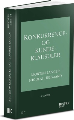 Konkurrence- Og Kundeklausuler af Morten Langer - Hardback Bog - Gucca.dk