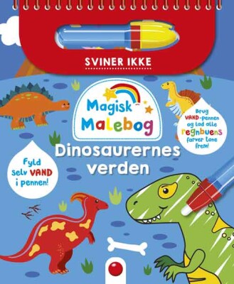 Køb Magisk Malebog: Dinosaurernes Verden - spiralryg - Gucca.dk