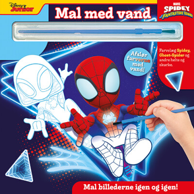 Køb Mal Med Vand - Disney - Marvel - Spidey - papbog - Gucca.dk