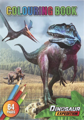 Køb Malebog A4 64 Sider Dinosaurus - - Gucca.dk