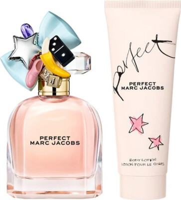 Køb Marc Jacobs - Perfect Edp 50 Ml + Bodylotion 75 Ml - Giftset - Gucca.dk