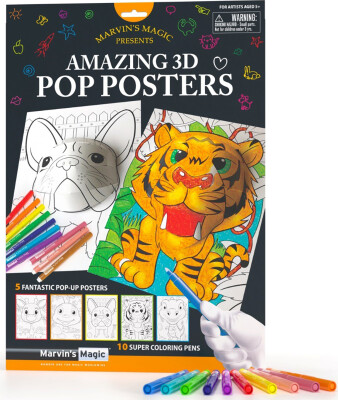 Køb Marvins Magic - 3D Pop Posters - Gucca.dk