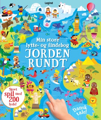 Min Store Lytte- Og Findebog: Jorden Rundt - Indbundet - Gucca.dk