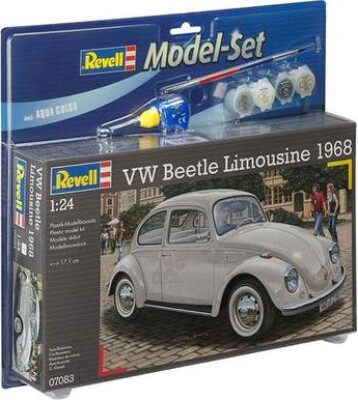 Køb Revell - Vw Beetle Limousine Bil Byggesæt Inkl. Maling - 1:24 ...