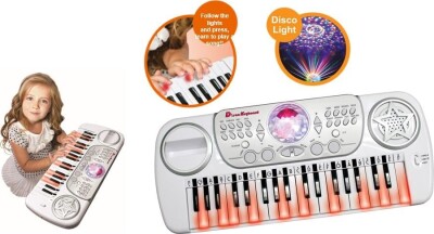 Keyboard Med Lys Til Børn - Music | Se tilbud og køb på Gucca.dk