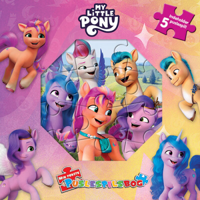 My Little Pony - Min Første Puslespilsbog Med 5 Puslespil | Se tilbud ...