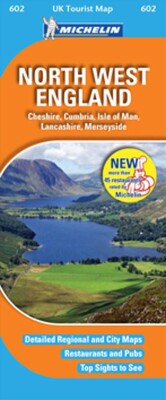 Michelin Kort - North West England - English Book - Gucca.dk