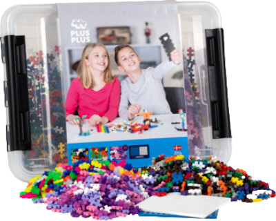 Plus-plus Brikker - Storage Box Mix - 2400 Dele | Se tilbud og køb på ...