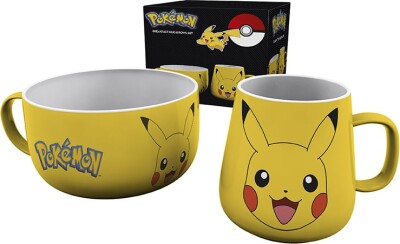 Køb Pokémon - Skål Og Krus Morgenmadssæt - Pikachu fra Abystyle Studio ...