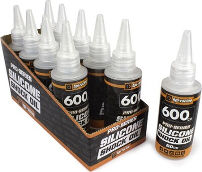 Pro-series Silicone Shock Oil 600cst - 60cc - Hp160386 - Hpi Racing ...