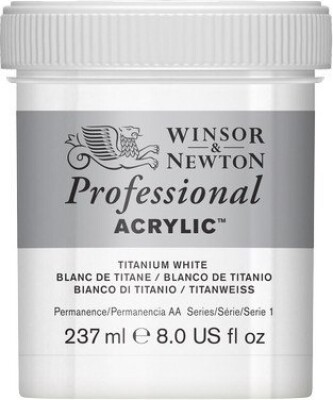 Køb Winsor & Newton - Akrylmaling - Titanium White 237 Ml - Gucca.dk