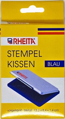 Rheita Stempelpude 12,2 X 8,4 X 1,4 Cm - Blå | Se tilbud og køb på Gucca.dk