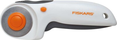 Køb Fiskars - Rullekniv Til Stof Og Papir - Rotary Cutter - Ø 45 Mm ...