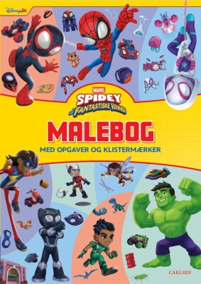 Køb Spidey Og Hans Fantastiske Venner Malebog - 6 Stk - hæftet - Gucca.dk