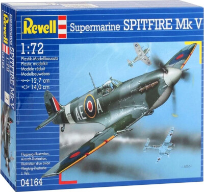 Revell - Supermarine Spitfire Mk V Fly Byggesæt - 1:72 - 04164 | Se ...
