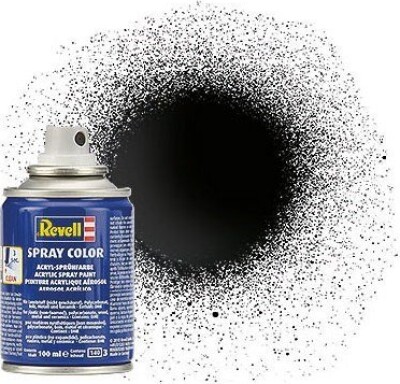 Revell - Spray Color Spraymaling - Black Gloss 100 Ml | Se tilbud og ...